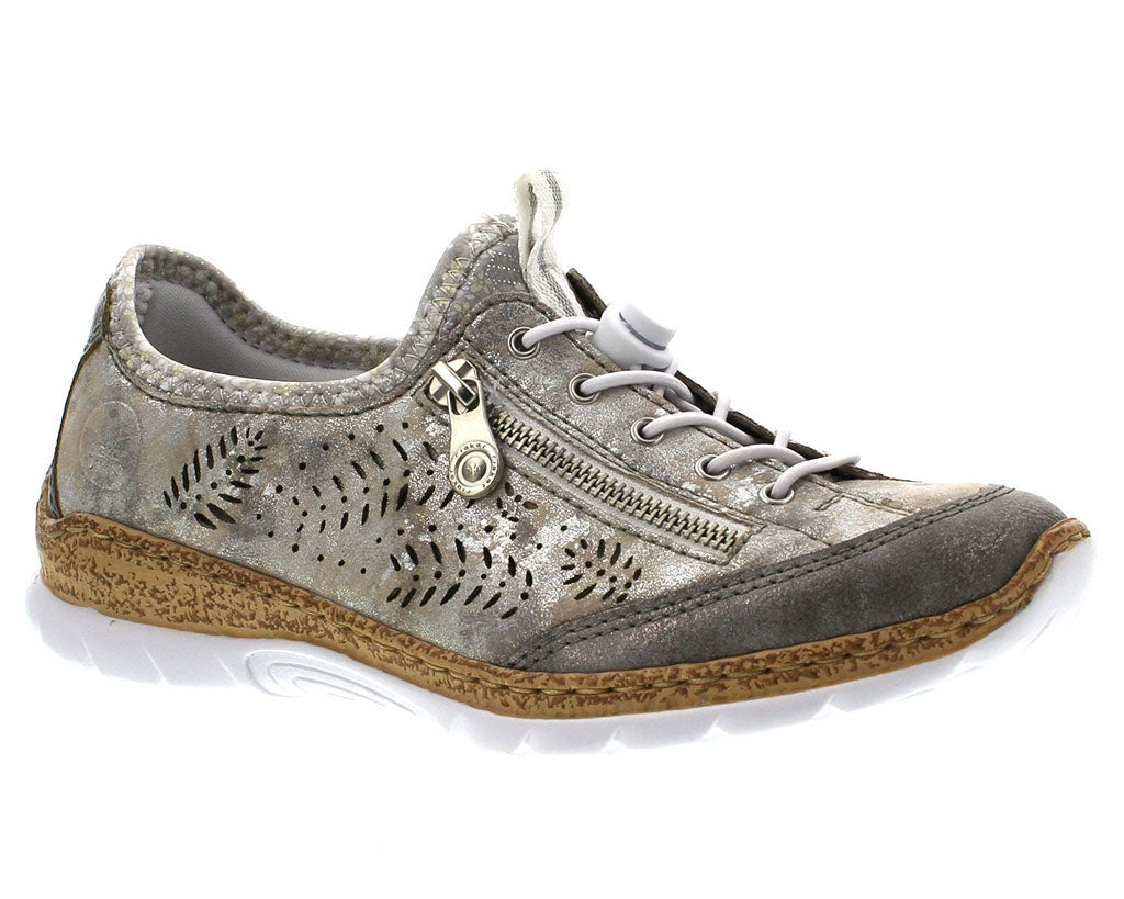 Rieker Women's N42K6-40 Nikita Grey Metallic – Houser Shoes