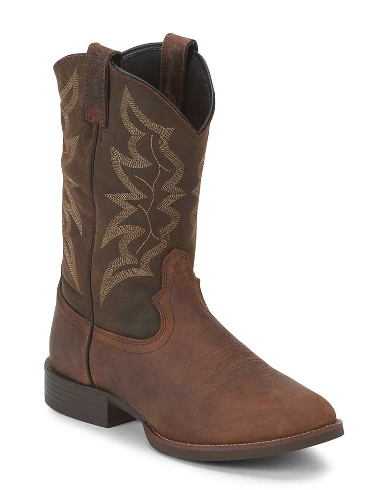 Justin Men's 11 Inch Buster III Stampede Western Cowboy Boots – Houser ...