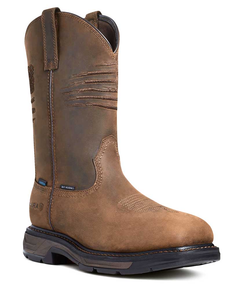 Ariat Men's WorkHog XT Patriot Waterproof Carbon Composite Toe Boot ...