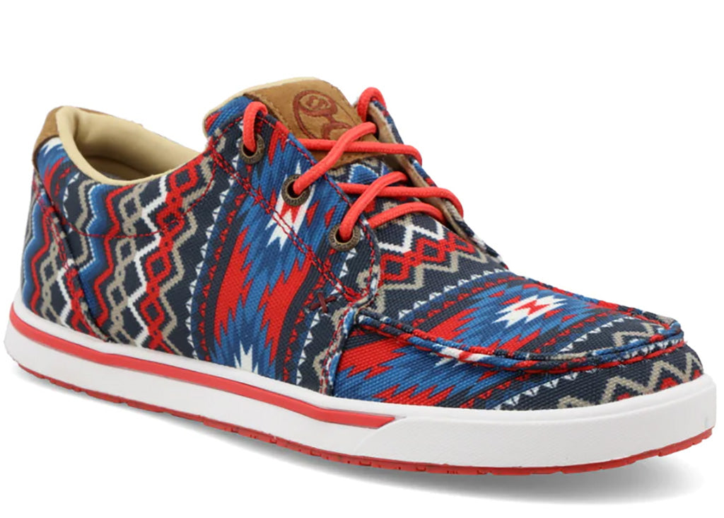 Twisted X Women's Hooey Loper Red Aztec Multi – Houser Shoes